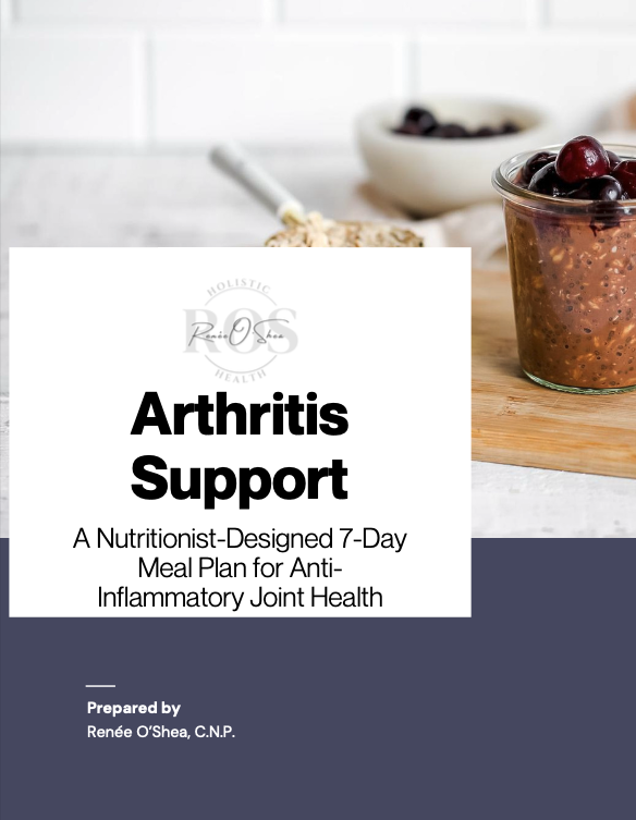 Arthritis Support Meal Plan (7 Days) - Renee OShea, Holistic Health