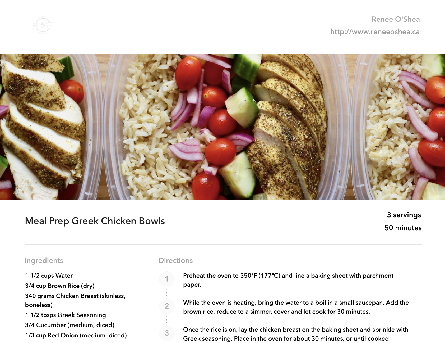 GLP-1 Support Meal Plan (21 Days) - Renee OShea, Holistic Health