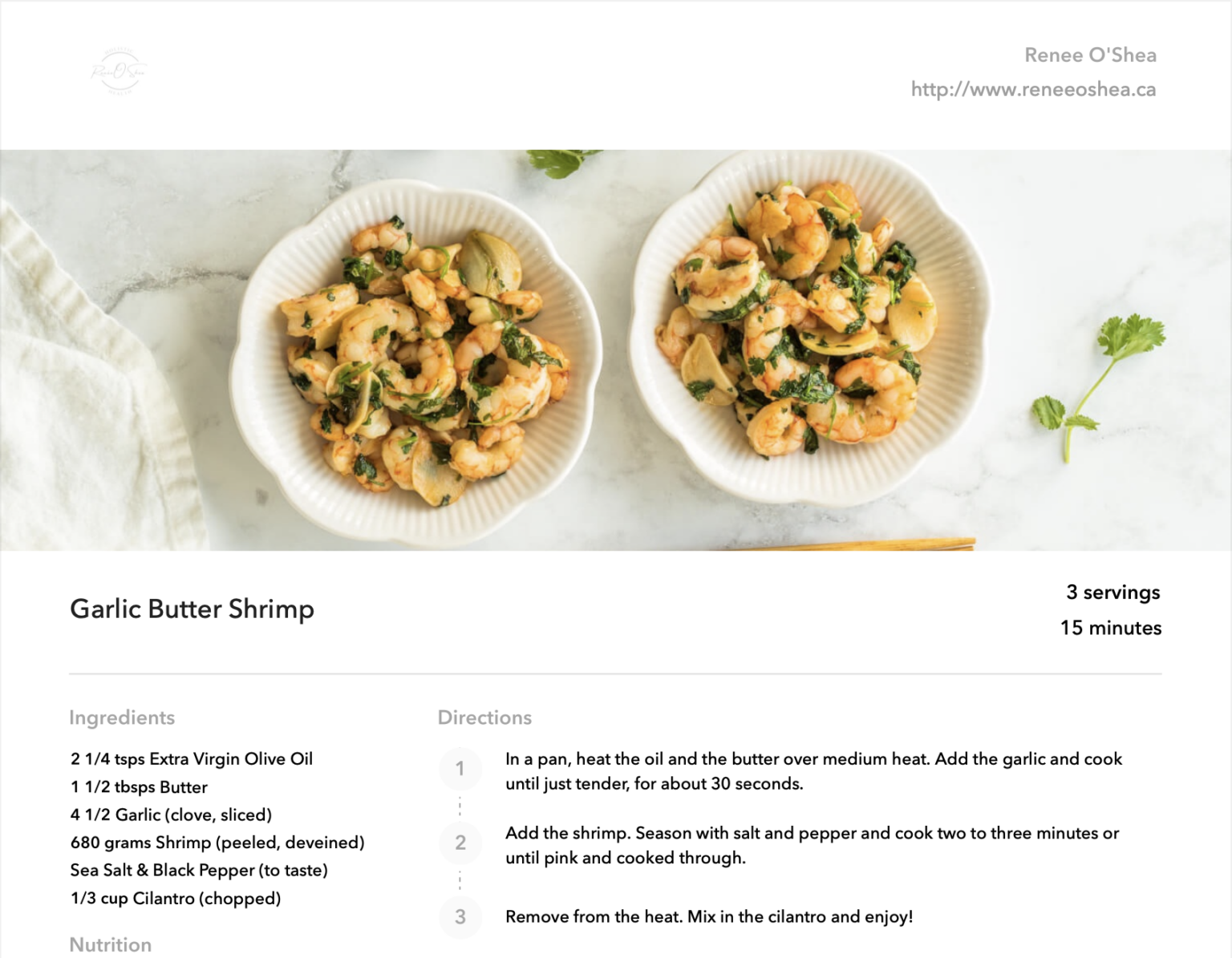 GLP-1 Support Meal Plan (21 Days) - Renee OShea, Holistic Health